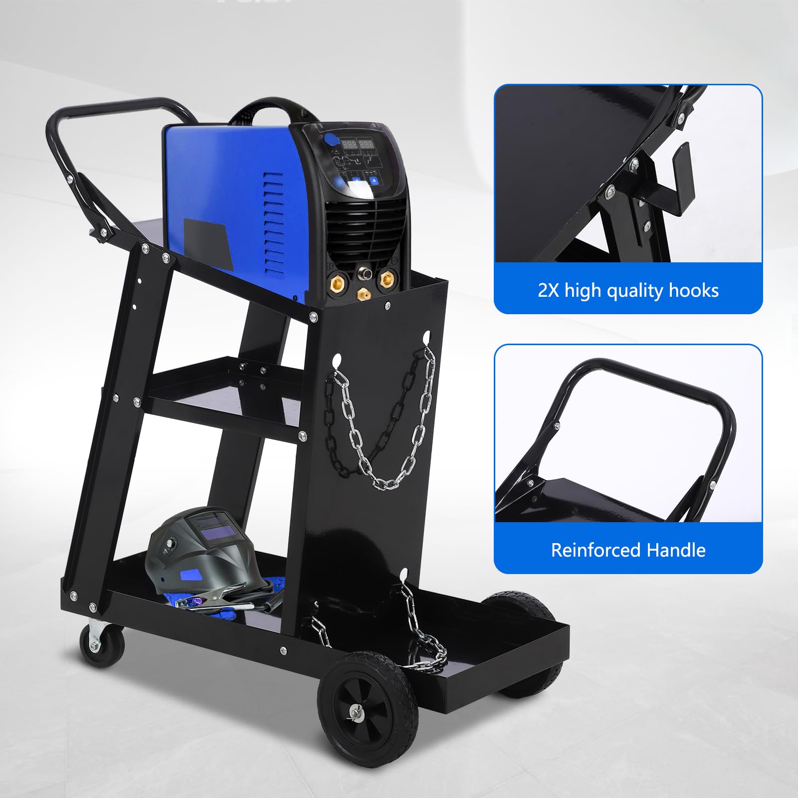 Snapklik.com : Welding Cart, 220 Lbs Welder Cart