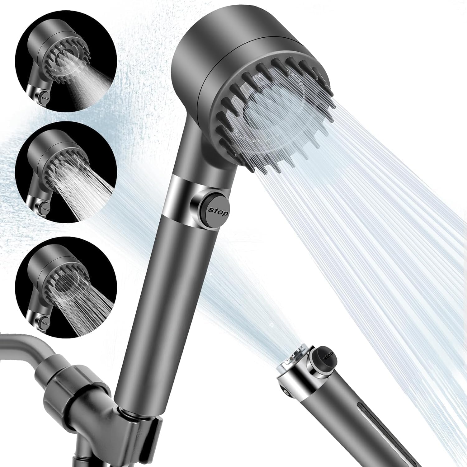 Shower Heads With Handheld Spray Combo,High Pressure, High Flow Even ...