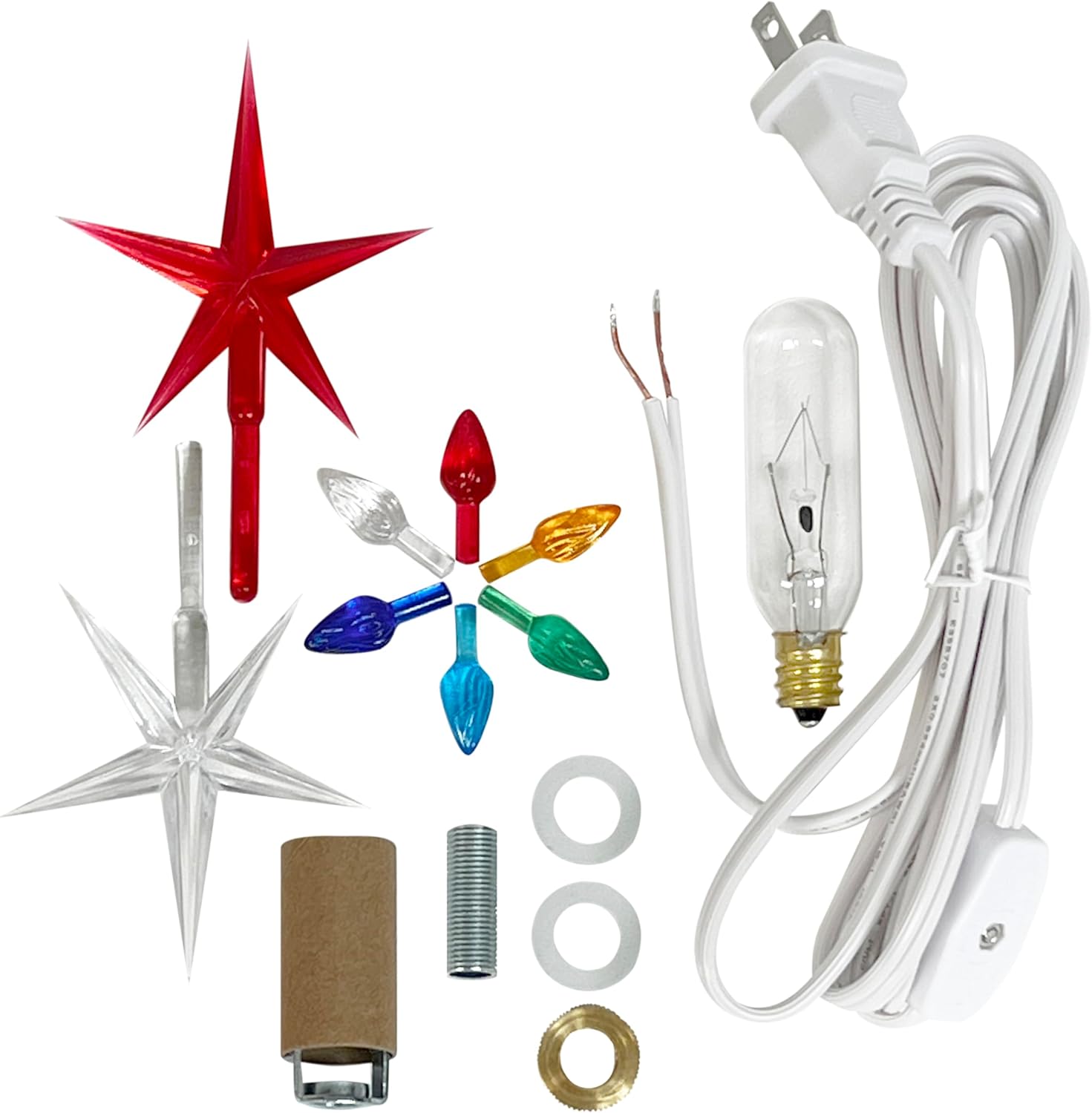 Amazon.com: National Artcraft Ceramic Christmas Tree Lighting Kit with ...