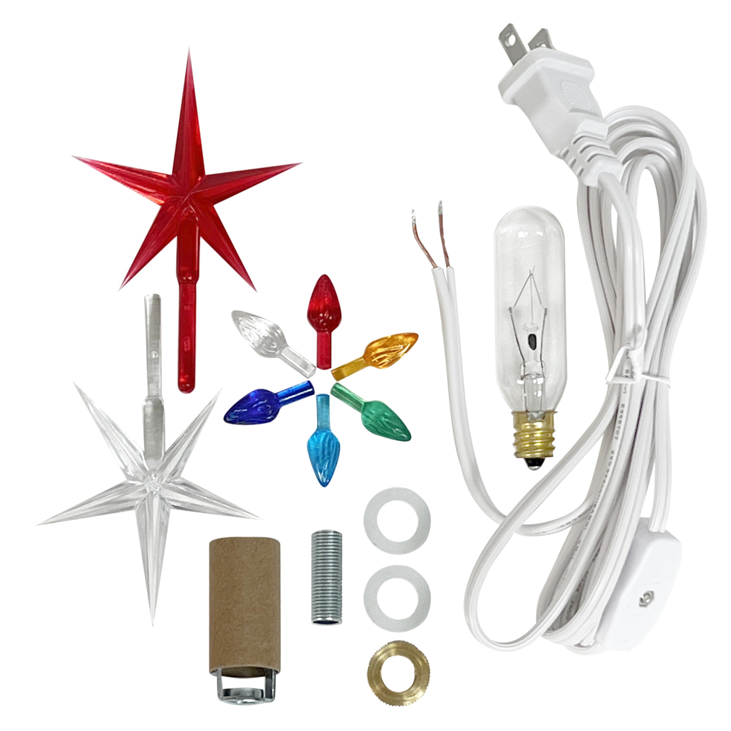 Amazon.com: National Artcraft Ceramic Christmas Tree Lighting Kit with ...