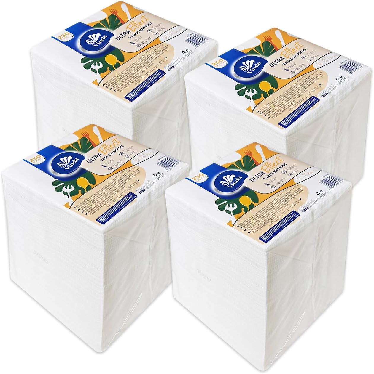 Amazon.com: Pantry Value [1000 Count - 6x6 Inch folded] 1-ply White ...