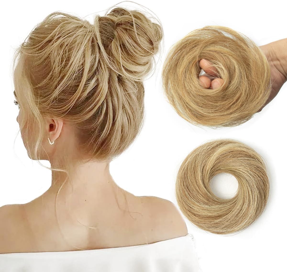 Amazon.com : JUVABUN Claw Clip Beach Waves Ponytail Extension 10" -Dark ...