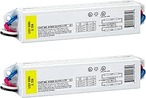 OHLECTRIC (2 Pack) Replacement for Keystone KTEB-221PS-1-TP 2 Lamp T5 ...