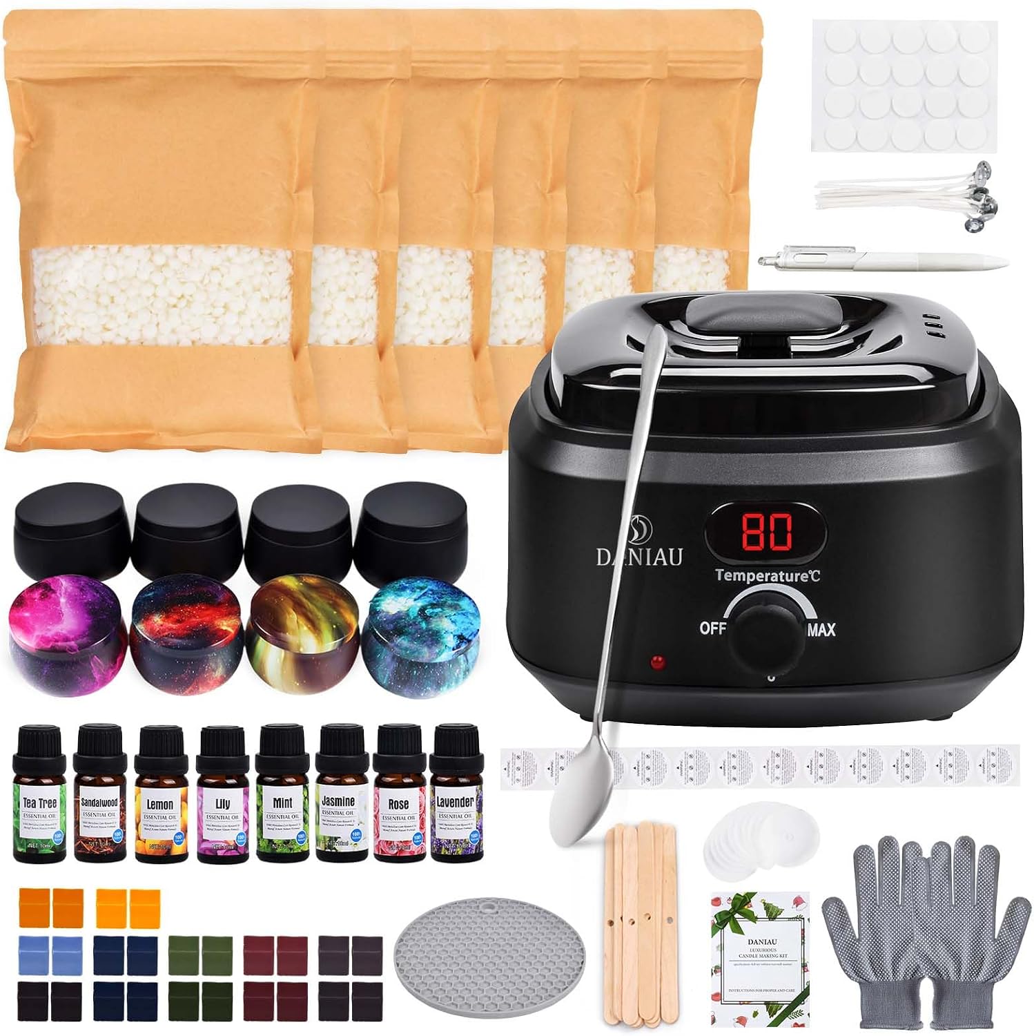 Amazon.com: DANIAU Candle Making Kit for Adults