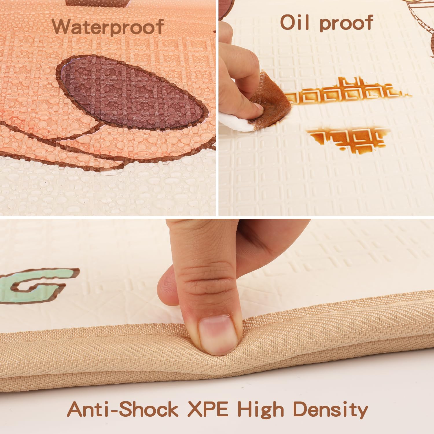 Snapklik.com : GZZ Baby Play Mat - Foldable And Waterproof, Perfect For ...