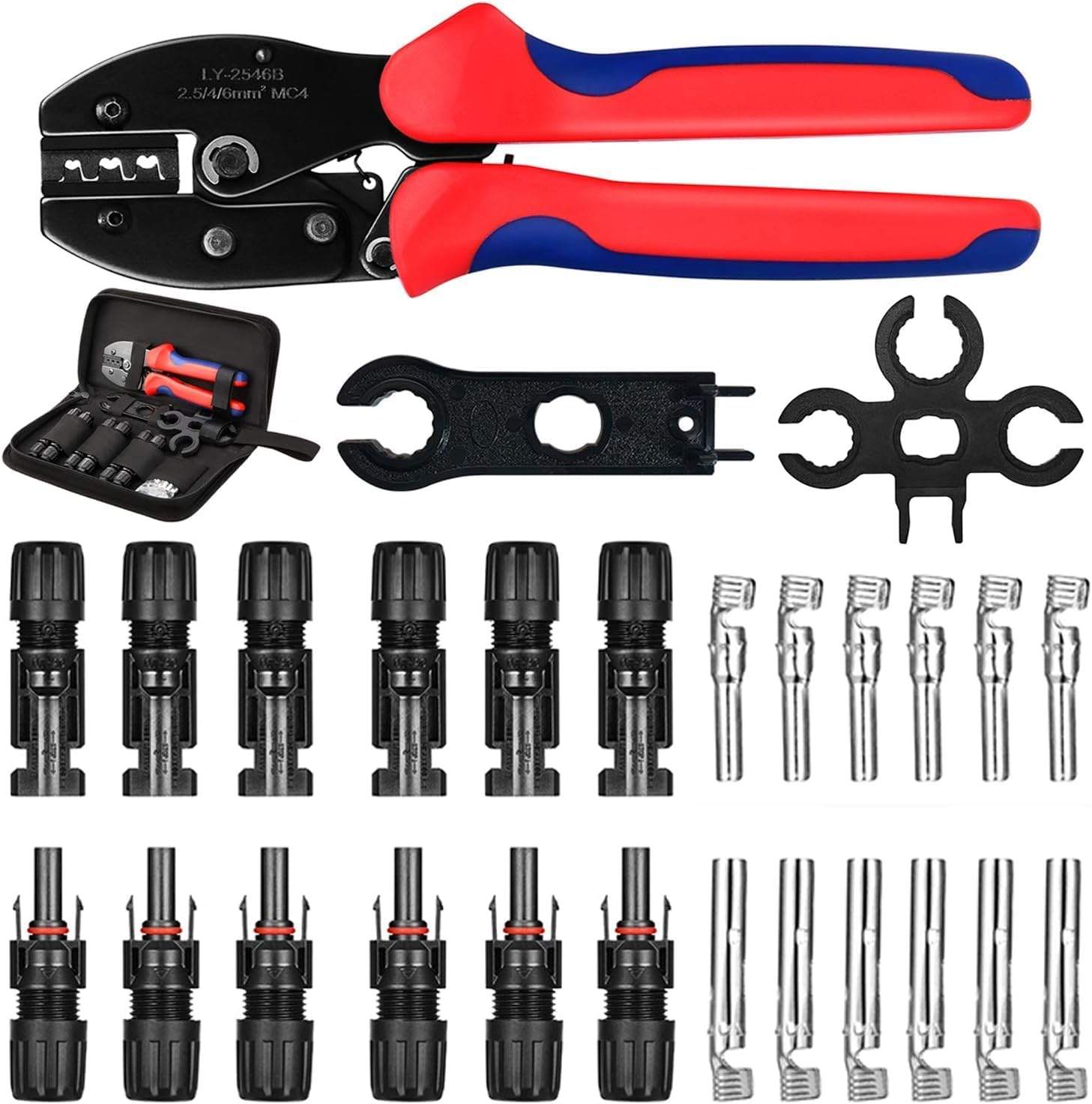 Amazon.com: Kohree Solar Crimper Tool Kit: Connector Kit for Solar ...