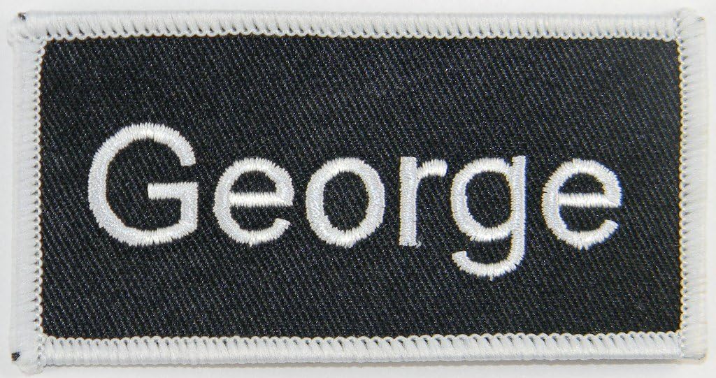 Amazon.com: George Name Tag Uniform Identification Badge Embroidered ...