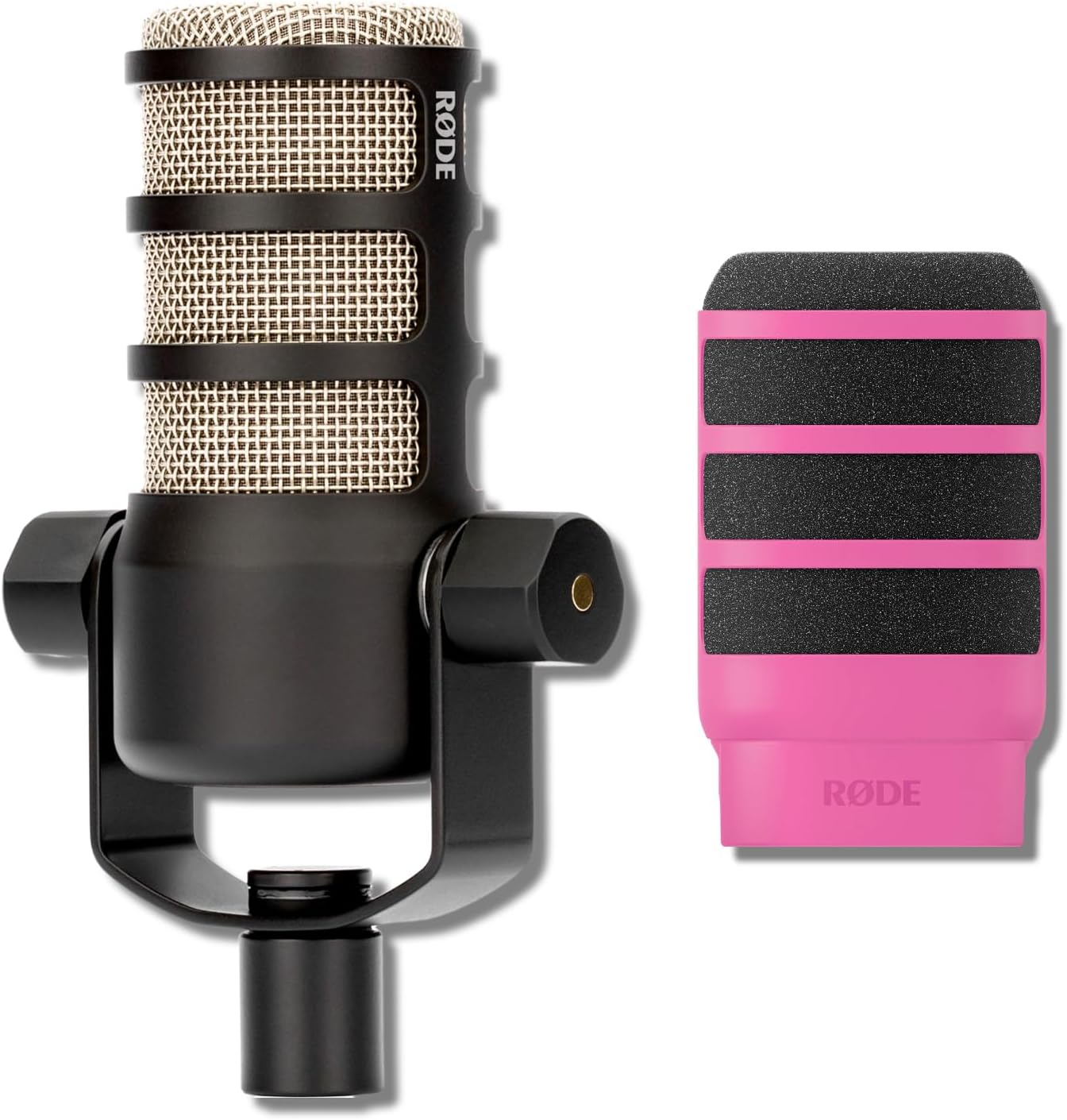 Amazon.com: Rode PodMic Cardioid Dynamic Broadcast Microphone with WS14 ...