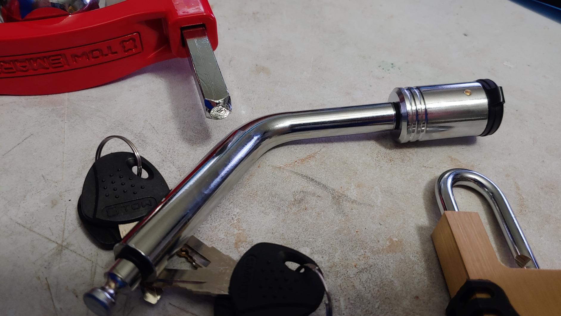 Amazon.com: TOWSMART Coupler Anti-Theft Lock Kit – with Chrome Coupler ...