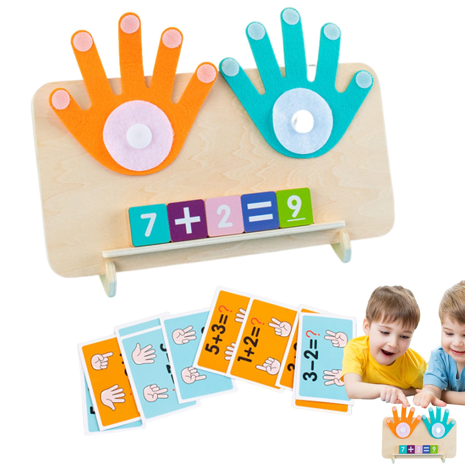 Contando Dedos Tablero De Fieltro De Conteo De Aprendizaje De Números