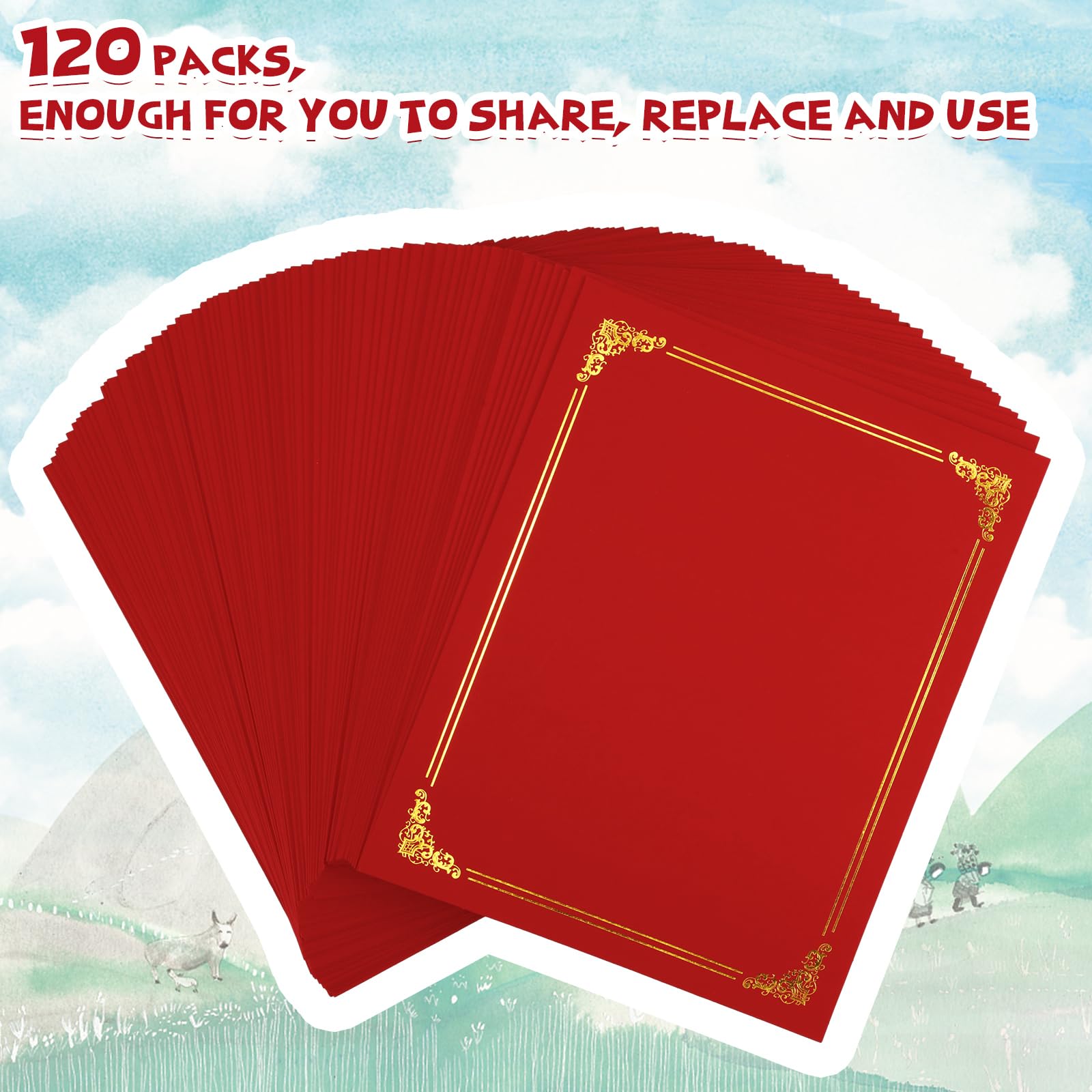 Snapklik.com : 120 Packs Certificate Holders, Diploma Holders ...