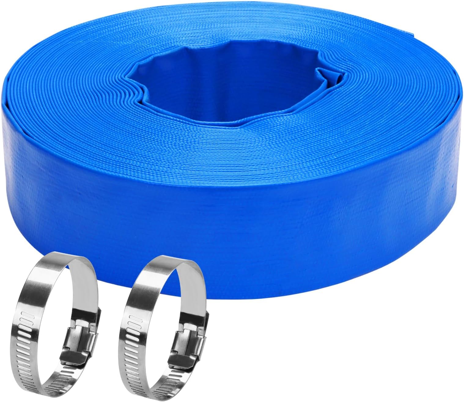 Amazon.com: NUDAOS 2" x100 FT, Pool Backwash Hose, Heavy-Duty PVC Hose ...