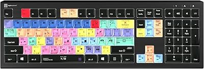 Amazon.com: Logickeyboard 'Slimline' Designed for Composing in Avid Pro ...