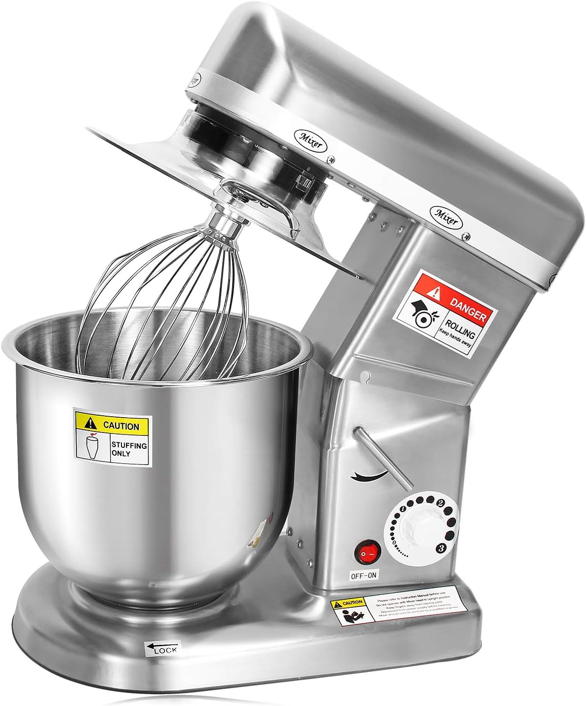 Amazon.com: CGOLDENWALL Multi Functional Stand Mixer Tilt-Head Stand ...