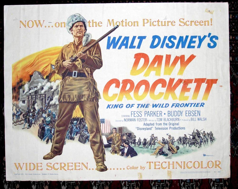 Davy Crockett King Of The Wild Frontier 1955 Original Half | Desertcart ...