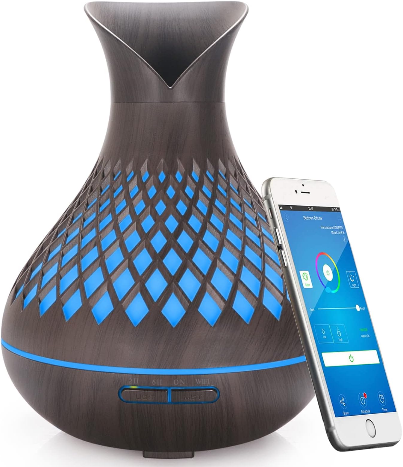 Amazon.com: Smart Wifi Wireless Essential Oil Aromatherapy Diffuser ...