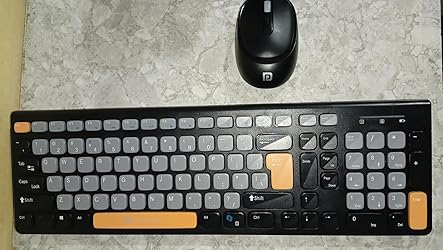 Amazon.in: Buy Portronics Key7 Combo Wireless Keyboard & Mouse Set with ...