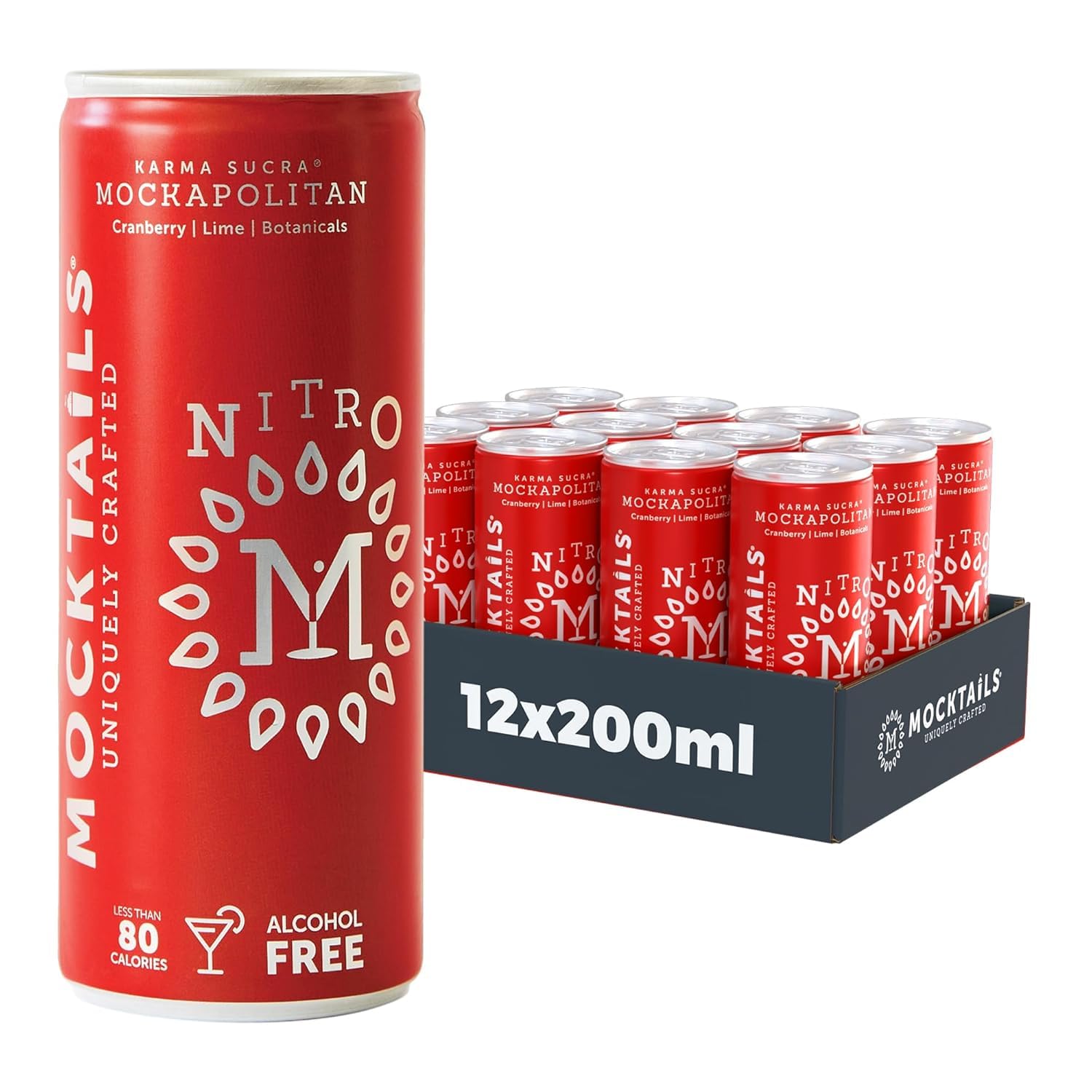 Amazon.com : Mocktails Non-Alcoholic Drinks - Cosmopolitan Nitro 12 ...