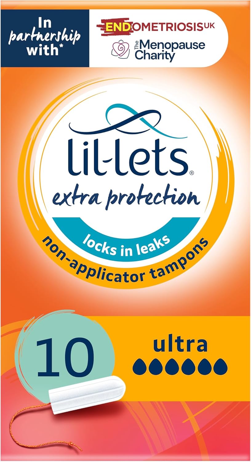 Lil-Lets Non-Applicator Ultra Tampons, 10 Count (Pack of 1), For ...