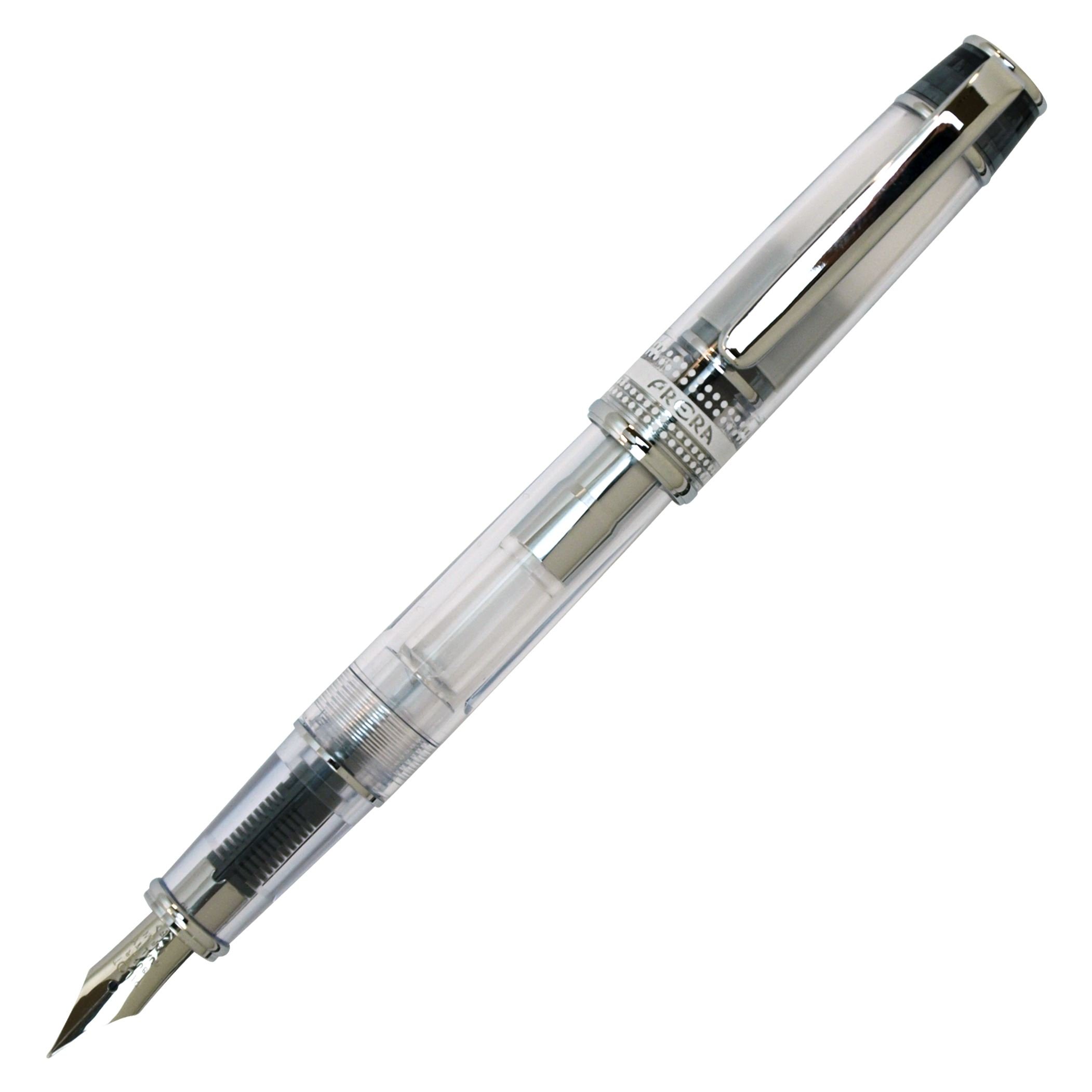 Pilot Prera Iro-Ai Fine-Nib Transparent Black Body Fountain Pen (FPRN ...