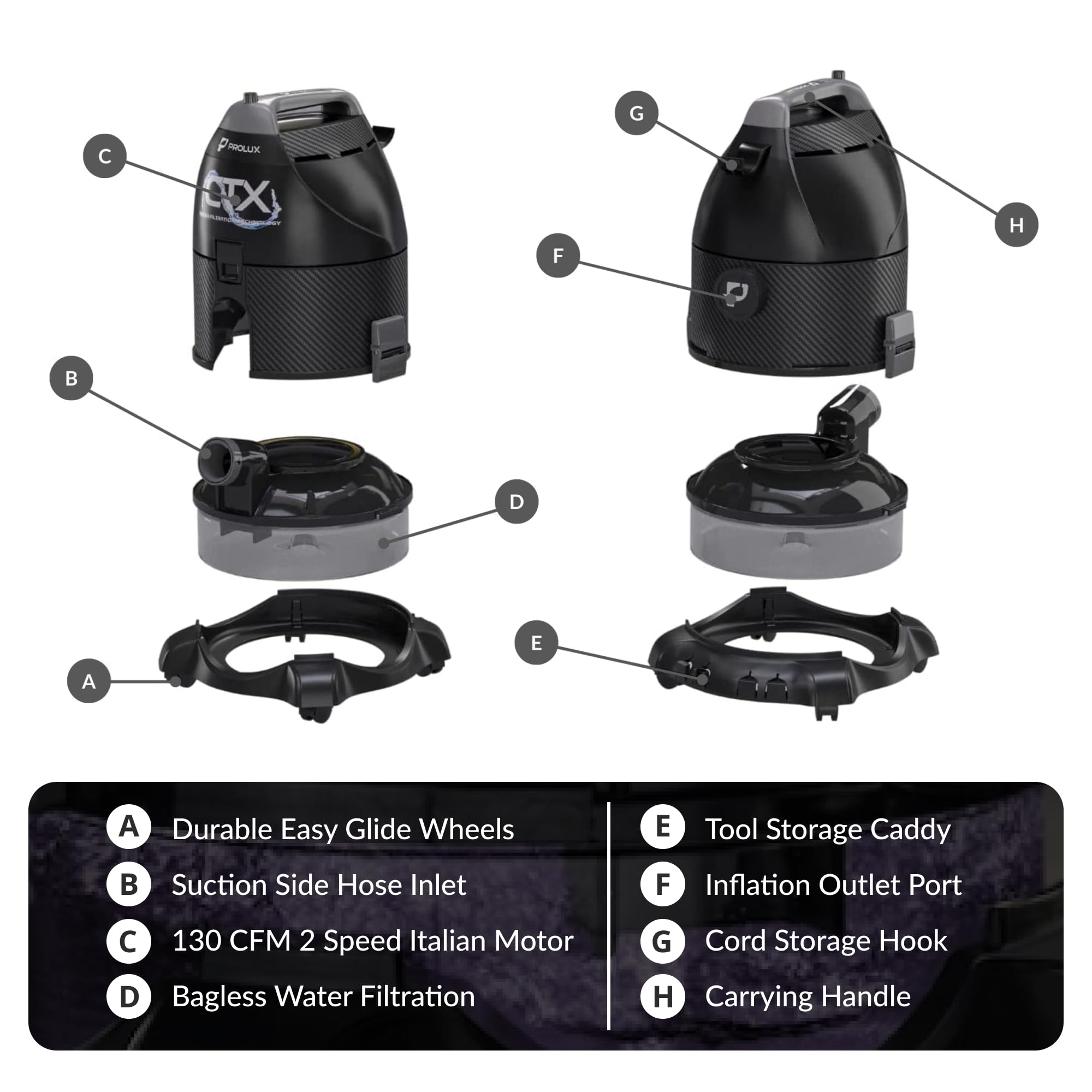 Snapklik.com : Prolux CTX Water Filtration Vacuum