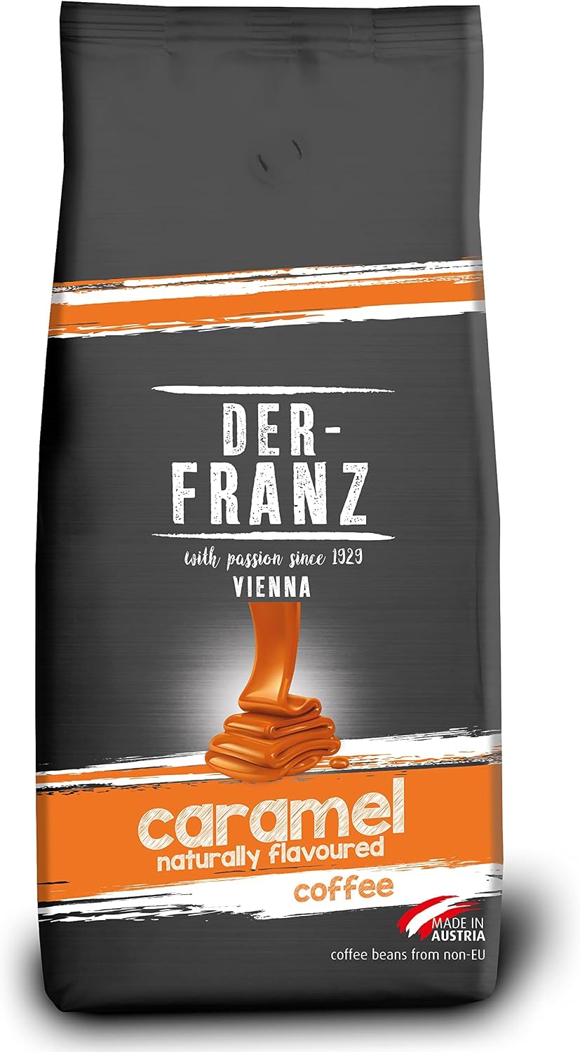 Der-Franz Coffee, flavoured with mit Caramel, Arabica and Robusta ...