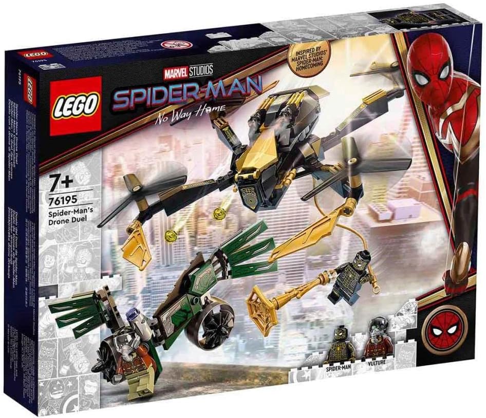 LEGO Marvel Spider-Man’s Drone Duel 76195 Building Kit (198 Pieces ...