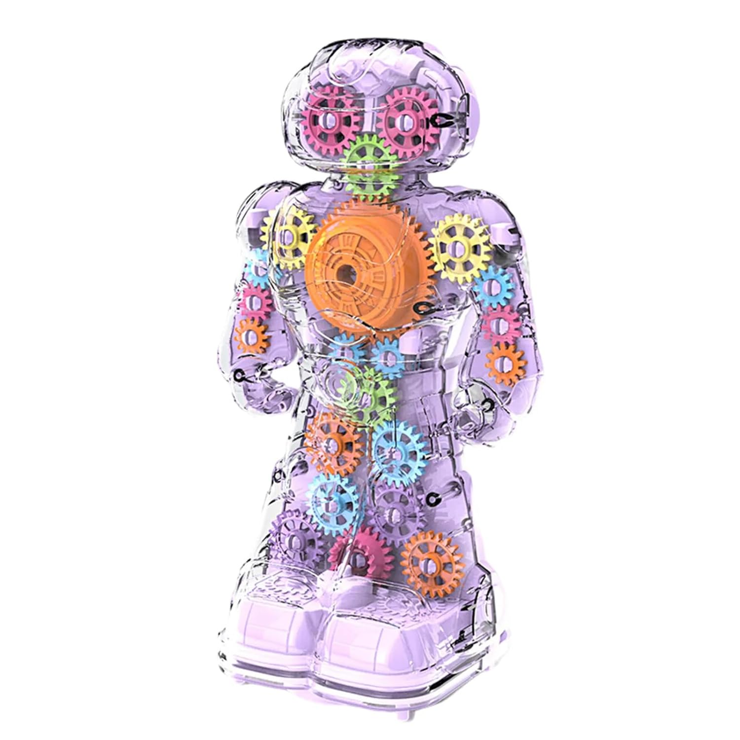 Buy FunBlast Robot Rotating Gear Toy - Transparent Gear Electric ...