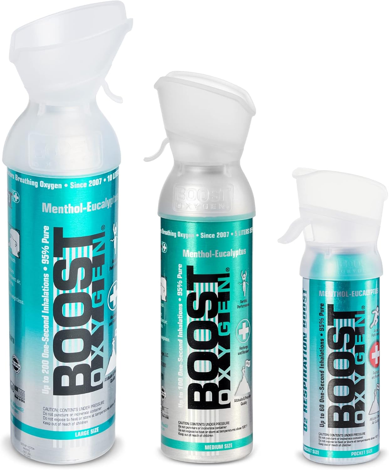 Amazon.com: Boost Oxygen Canned Portable 3 Liter Pure Natural Oxygen ...