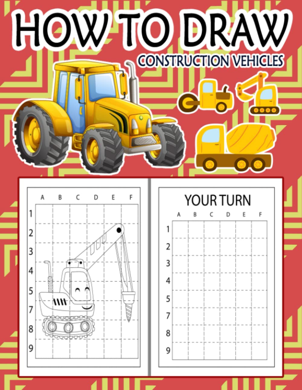 How to Draw Construction Vehicles: Easy Way to draw Construction ...