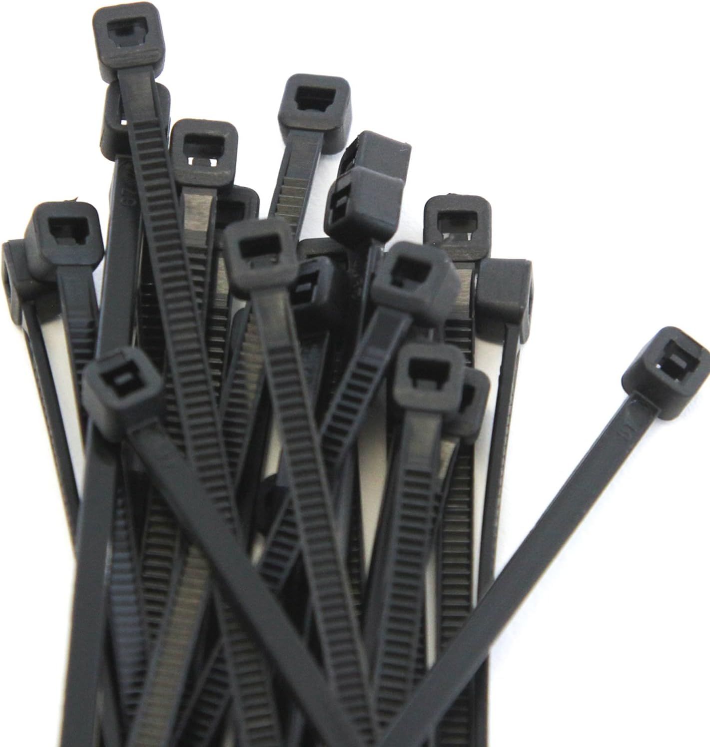 Amazon.com: 100-Pack Heavy Duty 4 Inches (18lbs) Zip Cable Tie Down ...
