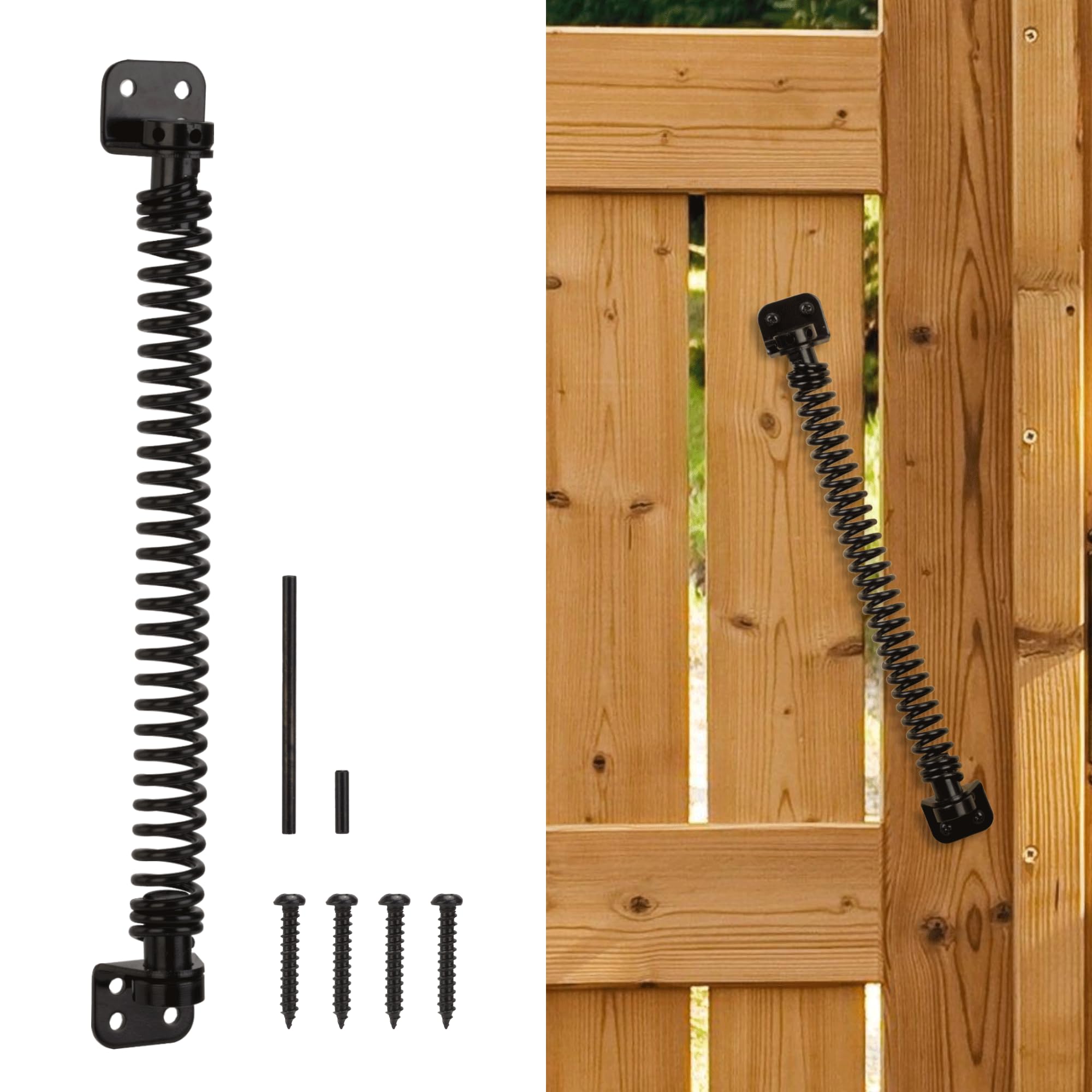 Amazon.com: 11-1/2" Gate Spring Self Closing Heavy Duty Outdoor Door ...