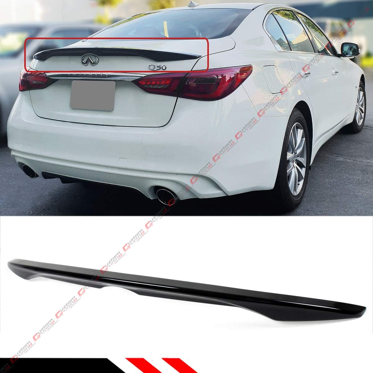 Amazon.com: Cuztom Tuning Fits for 2014-2020 Infiniti Q50 JDM VIP Style ...
