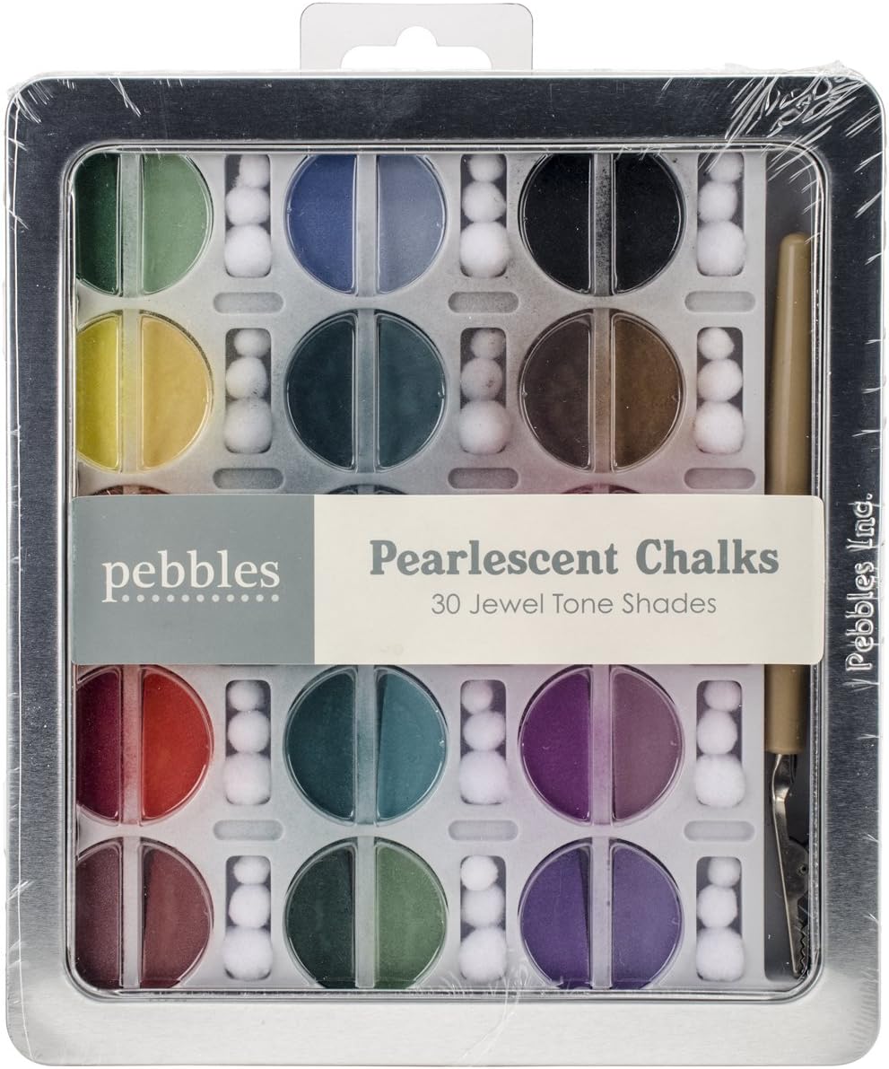 Pebbles IK42005 Inc. I Kan'dee Chalk Set, Pearlescent Jewel Tones ...