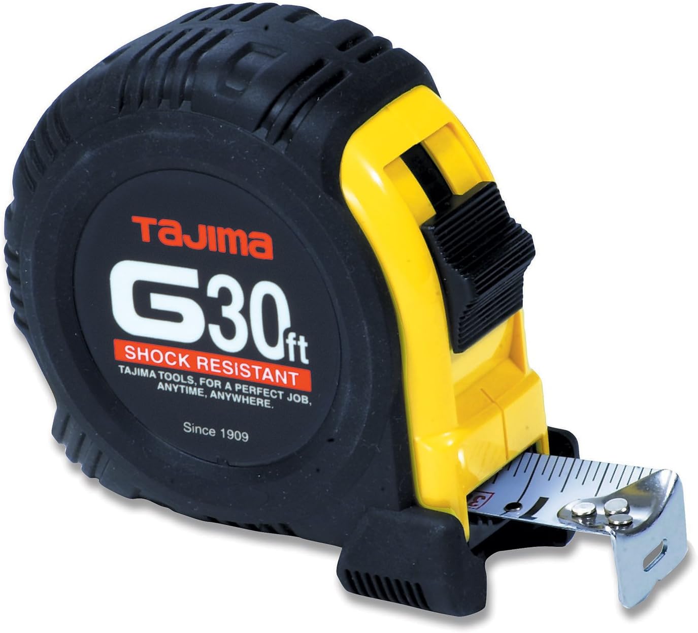 Hyper Tough 30-FOOT TAPE MEASURE Large Easy To Read Markings • Rubber ...