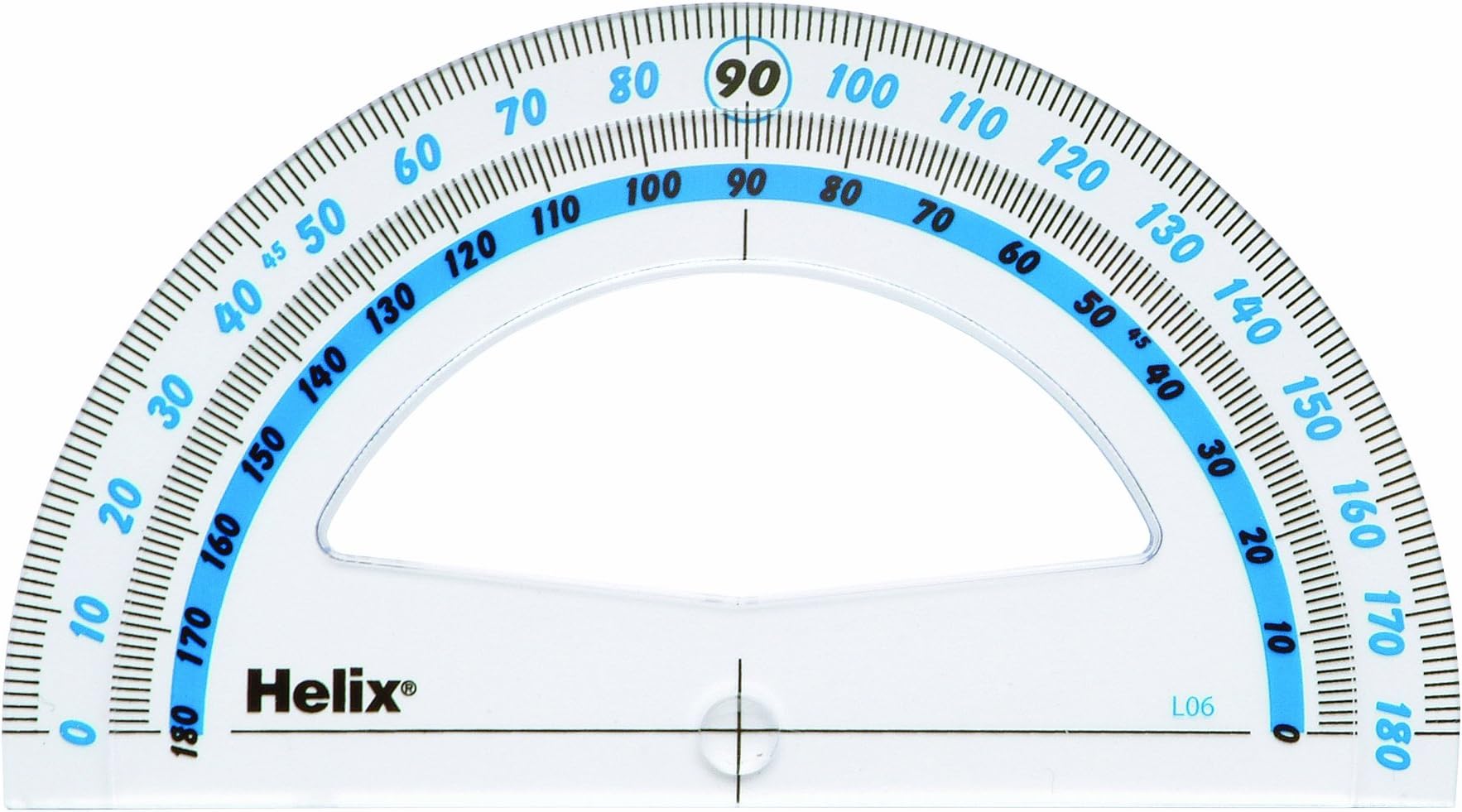HELIX 10cm / 360 degree Protractor H03 : Amazon.co.uk: Stationery ...