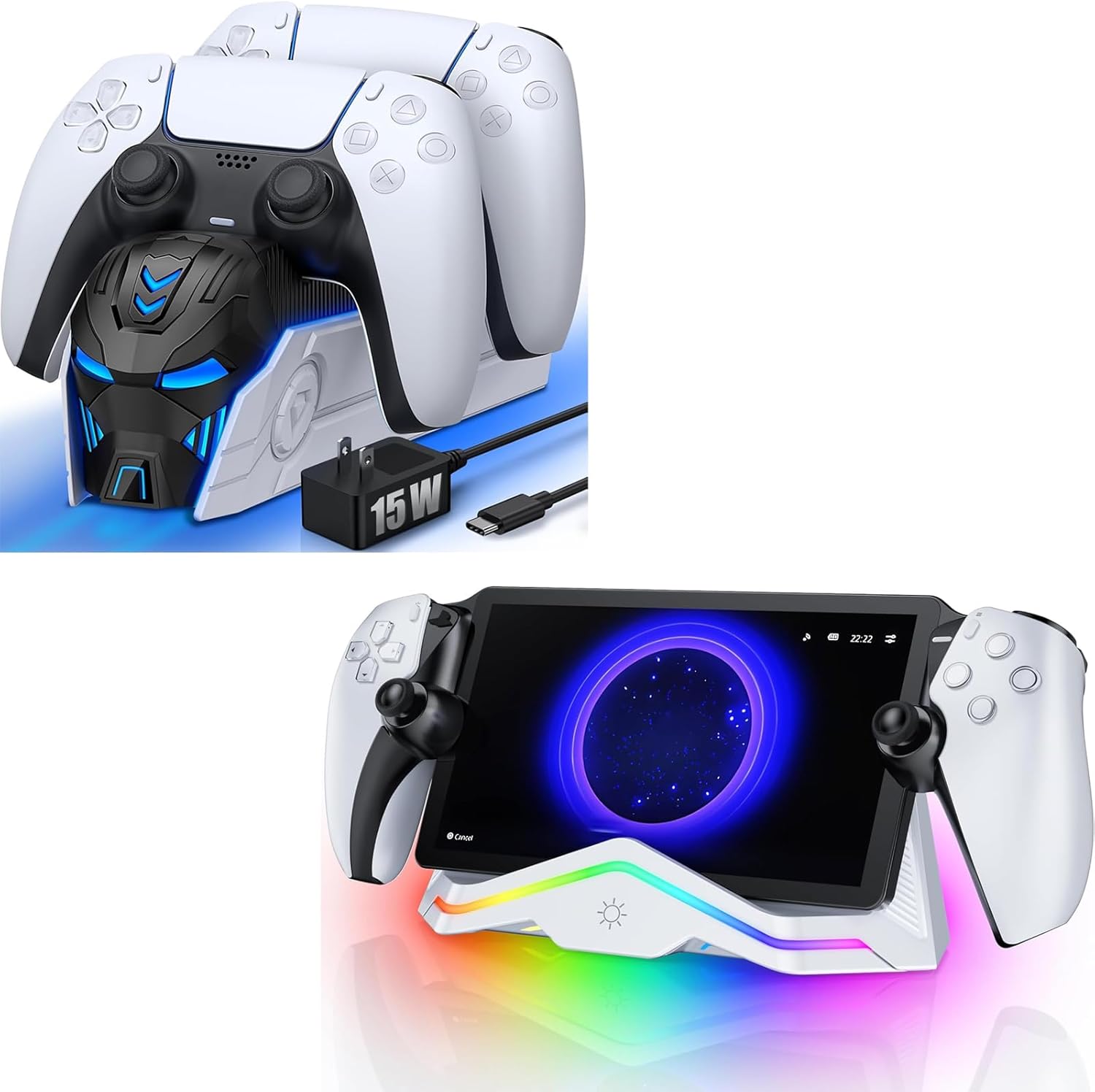 Amazon.com: P5 Controller Charger and Portal Remote Player Charger ...
