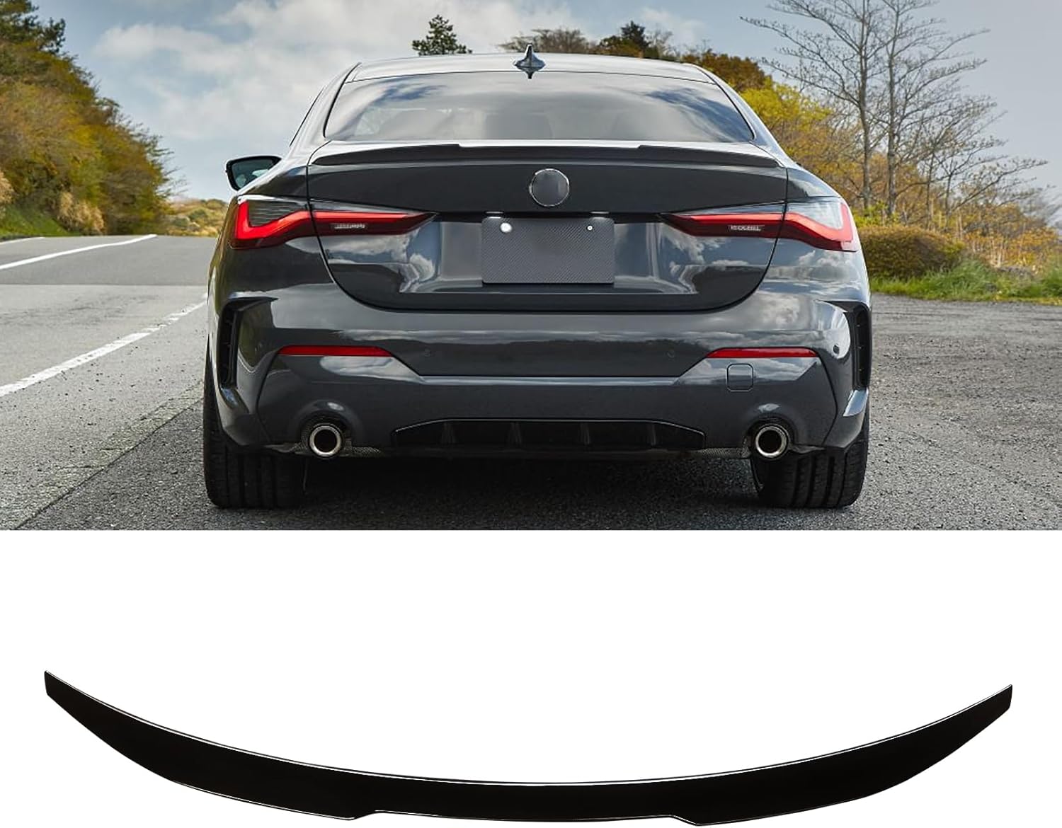 Amazon.com: CHIESMA Rear Spoiler Wing for 2021-2025 BMW 4 Series 2 Door ...