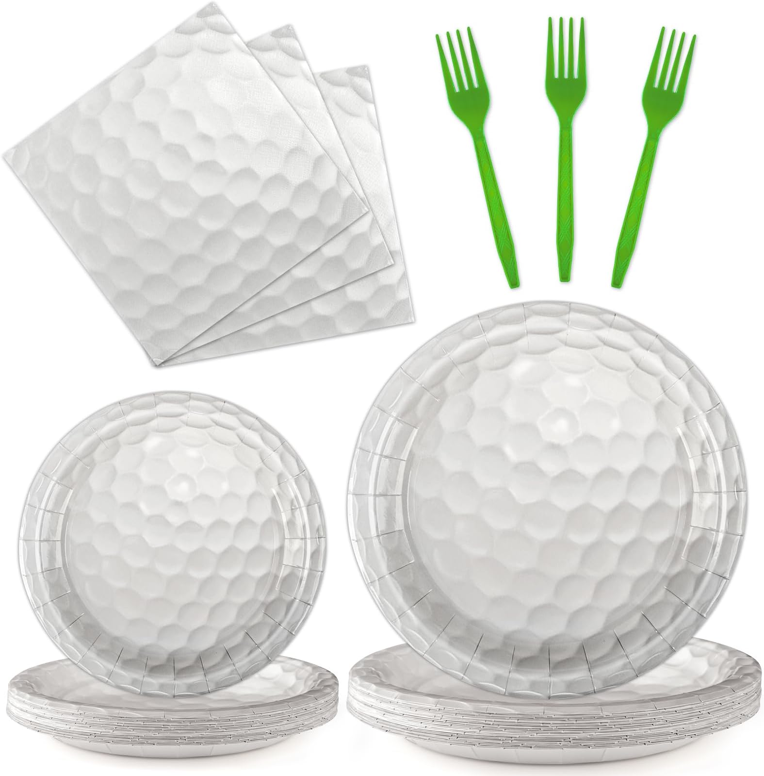 Amazon.com: Golf Party Plates Napkins Tablecloth- 62PCS Golf Party ...