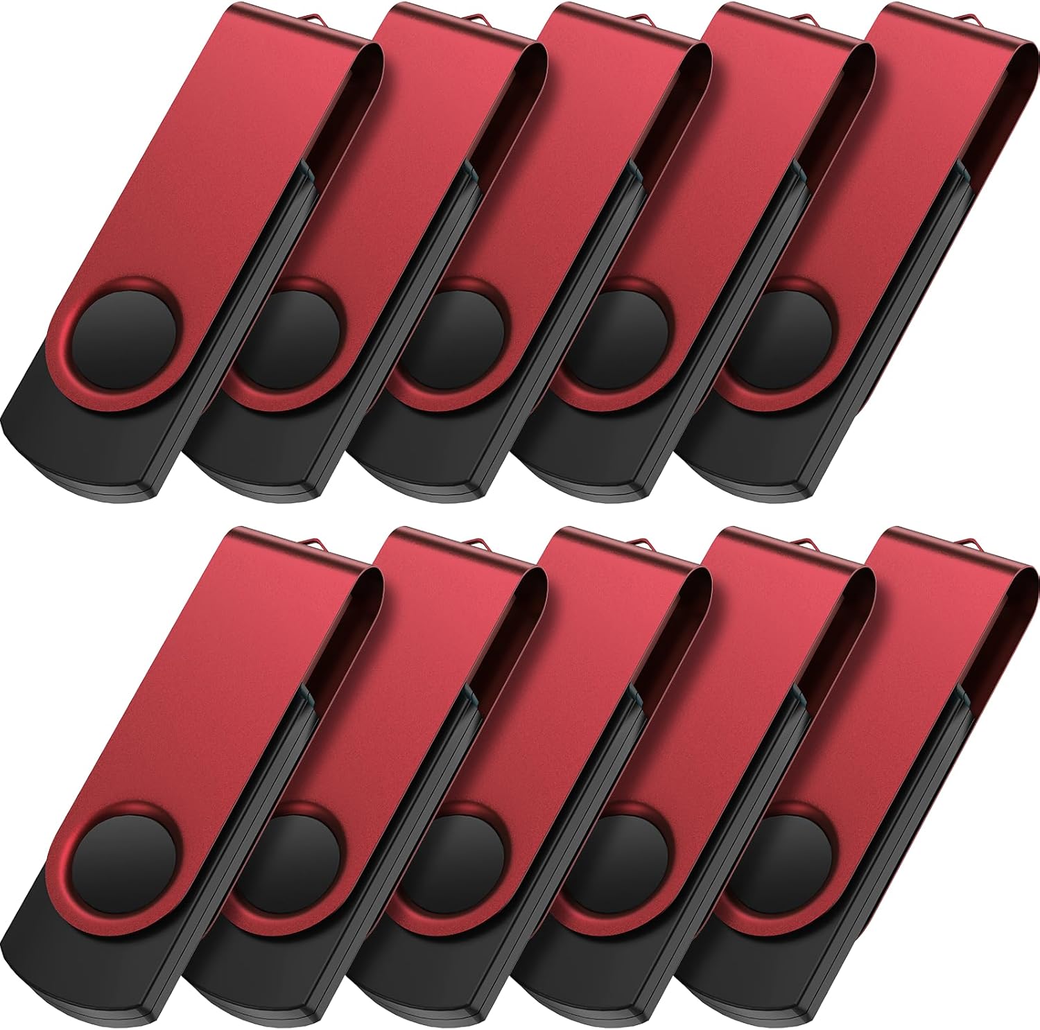 Amazon.com: Bulk Flash Drive 64GB Pack of 10 USB Thumb Drives, Kepmem ...