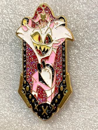 Amazon.co.jp: Hasbin Hotel Angel Dust Pin Badge Pin : Toys & Games