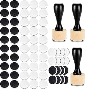 Amazon.com: 55 Pack Mini Ink Blending Tool Set, 3 PCS Round Alcohol Ink ...