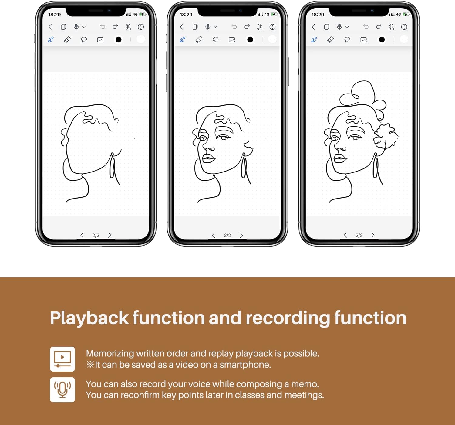 HUION 2023 New Huion Note Smart Notebook Smart Writing Pad Digital ...