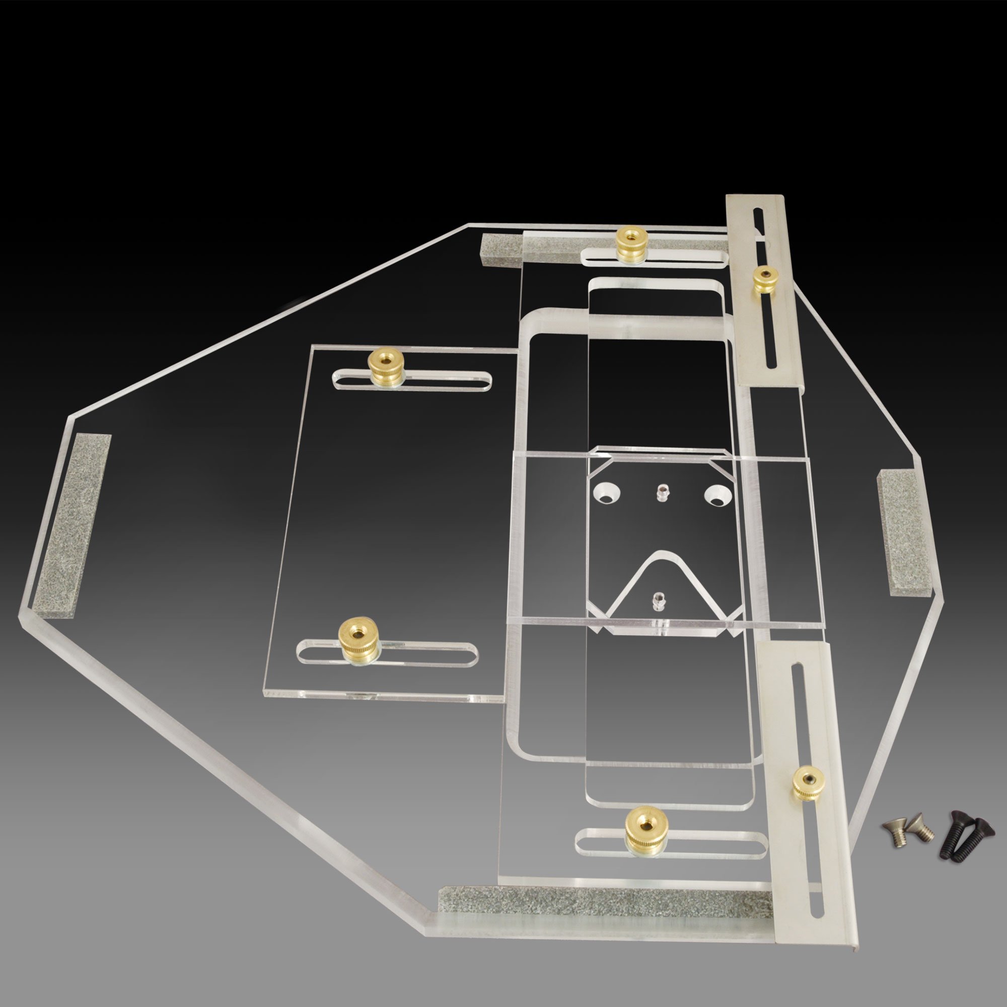 Amazon.com: StewMac Saddle Routing Jig, compatible with Dremel ...