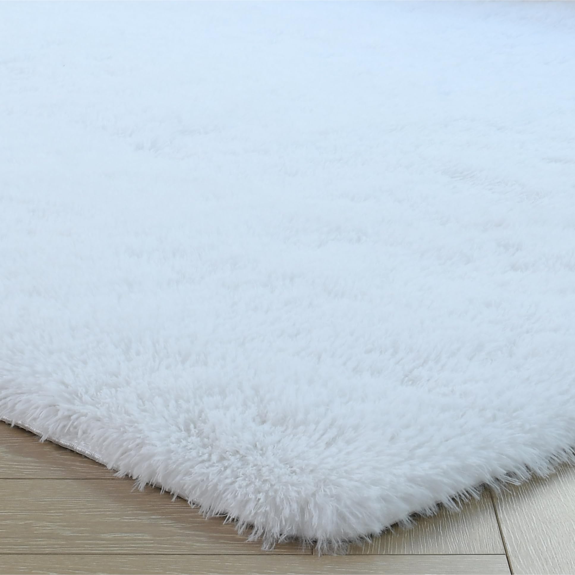 Amazon.com: duduta White Soft Fluffy Rug 4x6 ft, Shag Fuzzy Plush ...