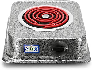 Amazon.com: Airex Electric Hot Plate Powder Coated Electric Coil ...