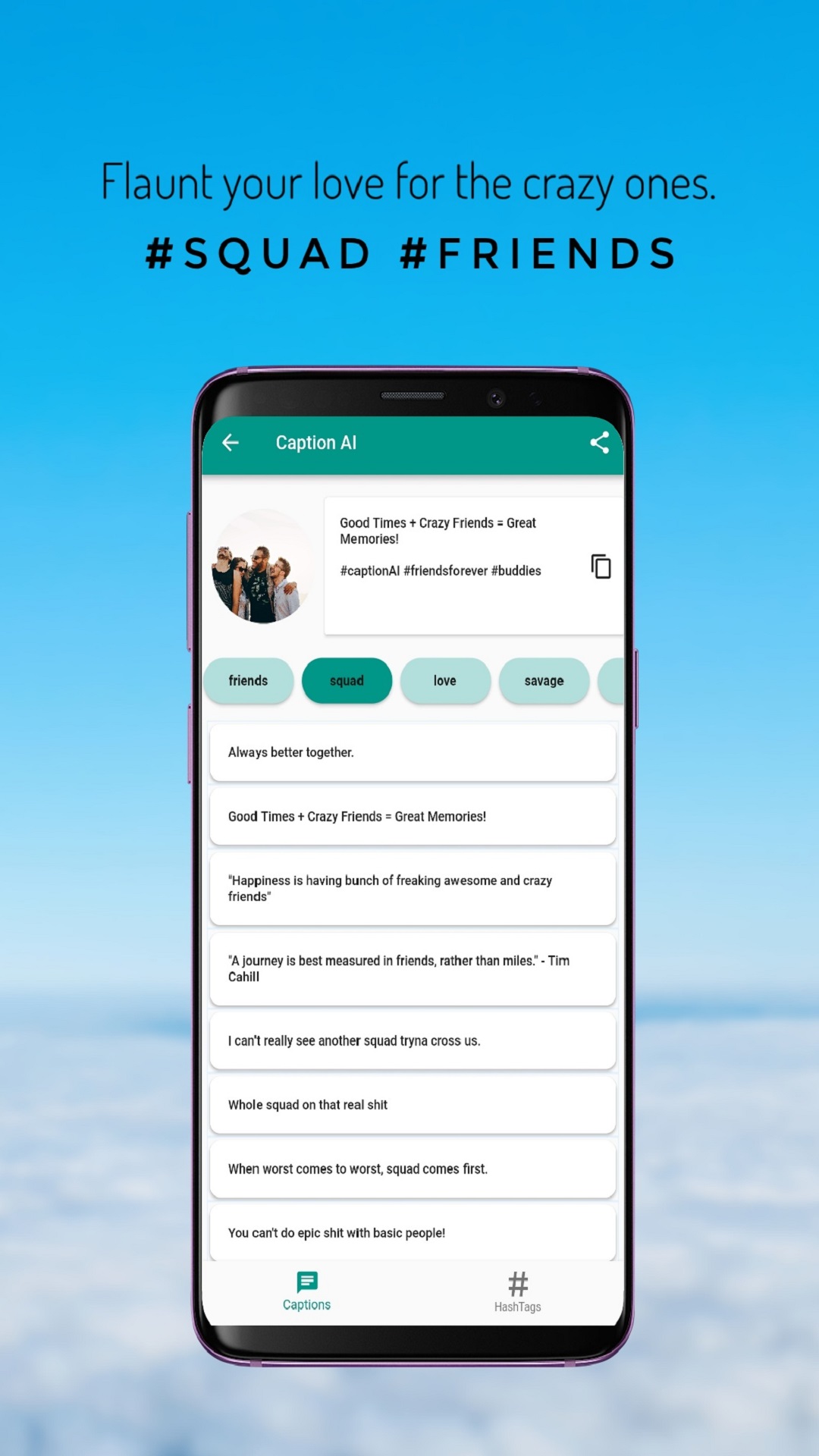 Caption AI : Your Caption Assistant for Instagram and Facebook - App on ...