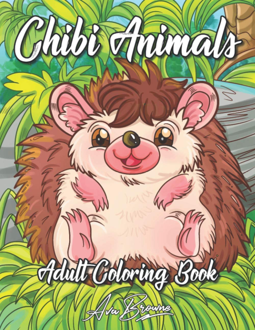 Chibi Animals Coloring Book: A Coloring Book With Fun Adorable and Cute ...