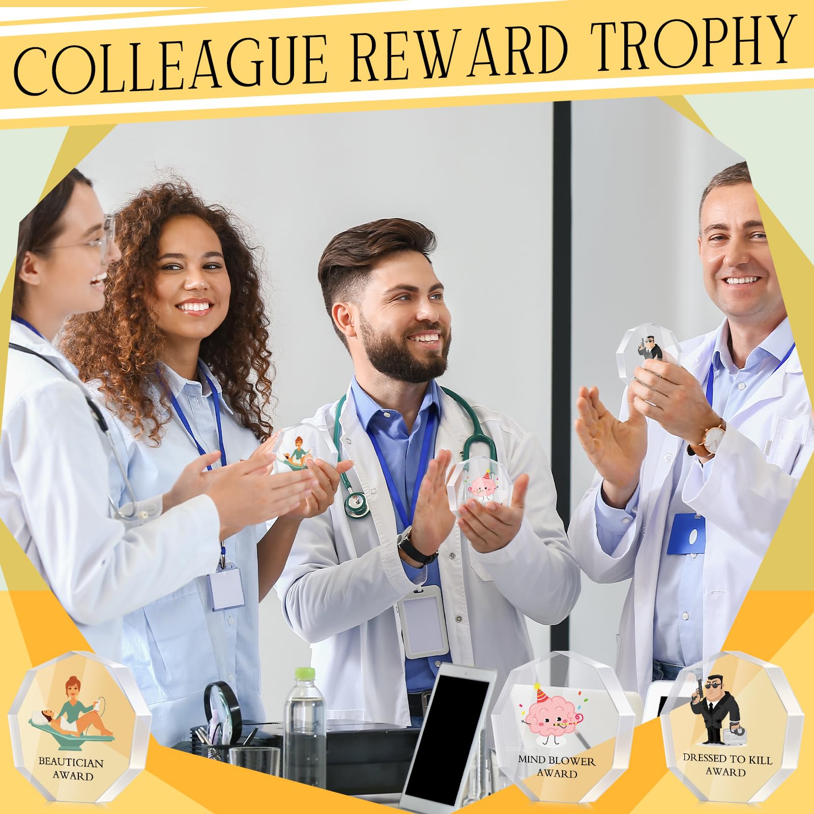 Snapklik.com : 30 Pcs Funny Trophy Awards Gifts Bulk Employee ...