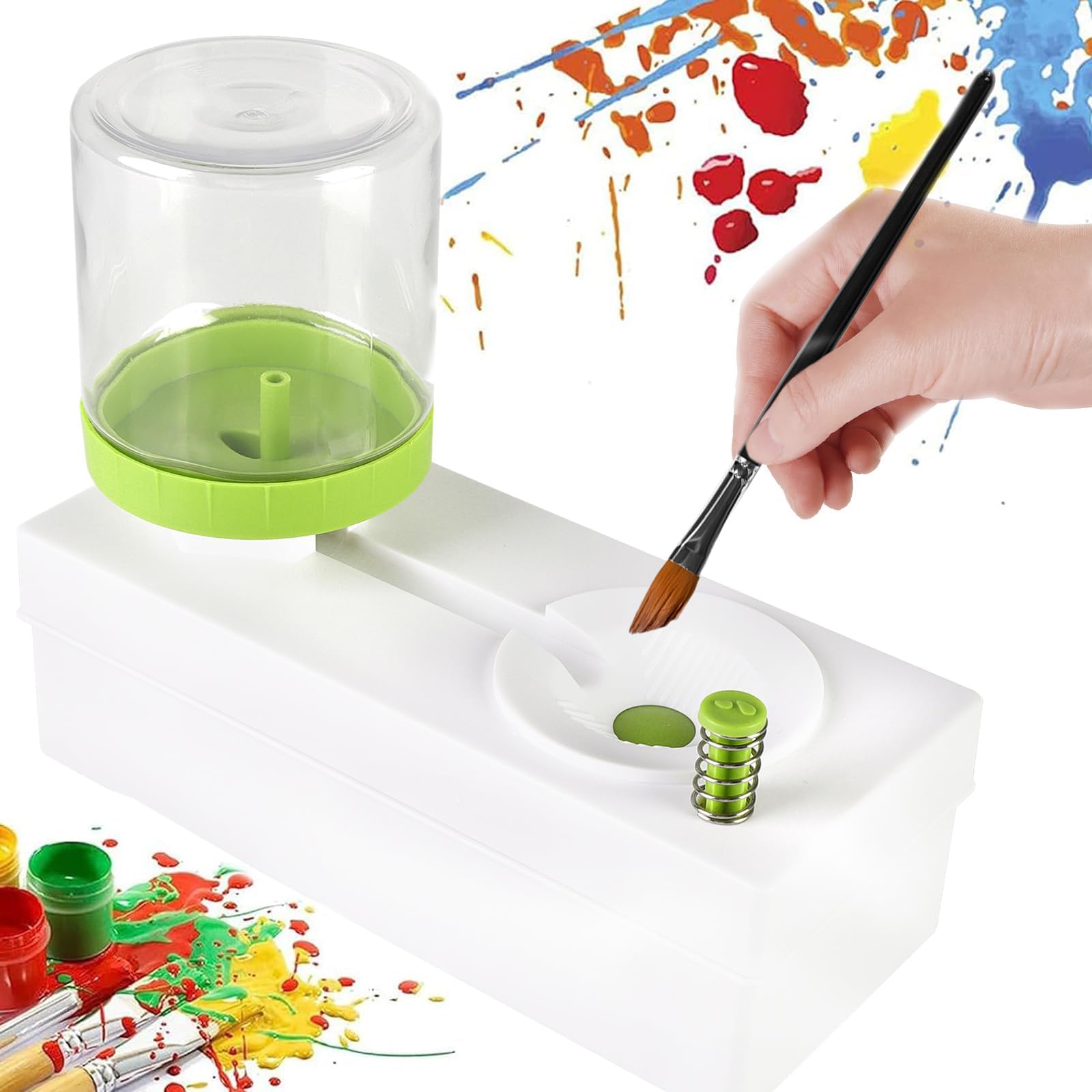 Amazon.com: Brush Rinser- 2023 New Paint Brush Cleaner,Paint Brush ...